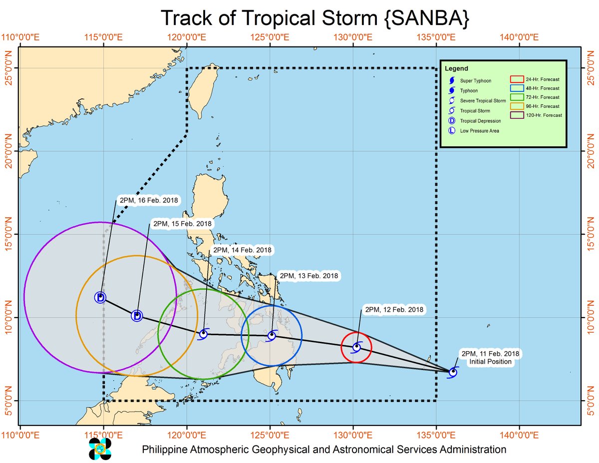 ASEAN WEATHER FORECAST – Feb. 13- 19: Rainy days ahead. T.Storm ‘SANBA ...