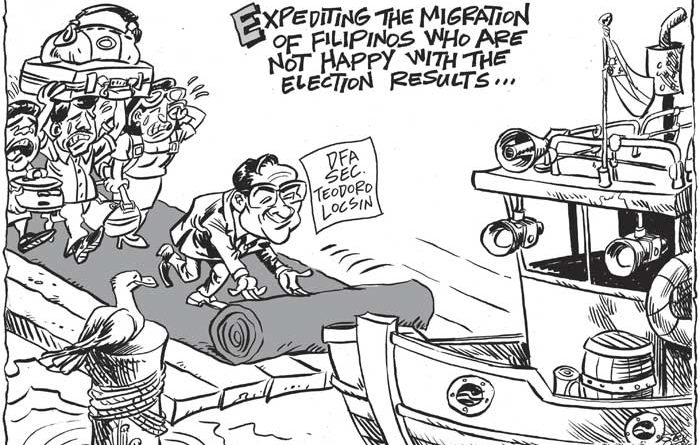 EDITORIALS–CARTOONS: MANILA – EXPEDITING THE MIGRATION OF FILIPINOS WHO ...