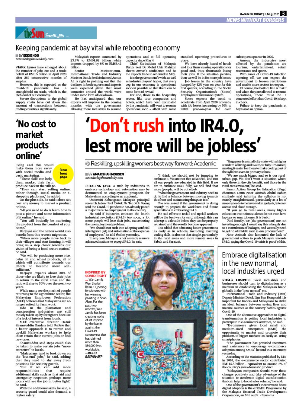 ASEAN Newspapers- Mon., June 15, 2020 – Aseanews