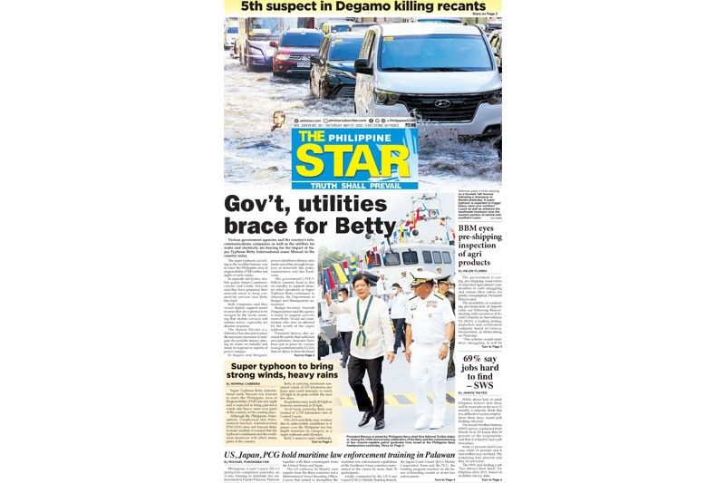 HEADLINE | MANILA- Super Typhoon Mawar (Betty) enters Philippine area ...