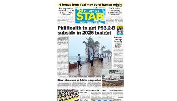 PAPER EDITIONS | 7.18.25 – Friday | PhilHealth to get P53.2 billion subsidy in 2026 budget ...